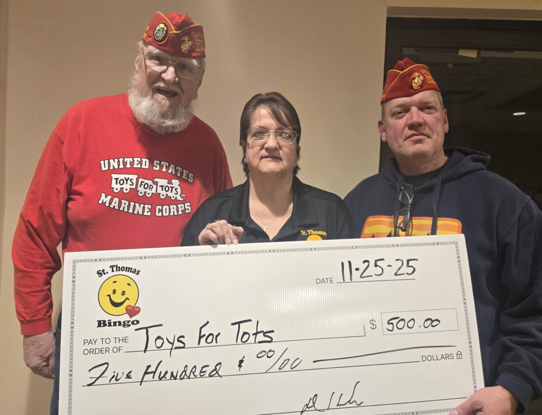 St. Thomas bingo makes two $500 donations | News, Sports, Jobs - Daily ...